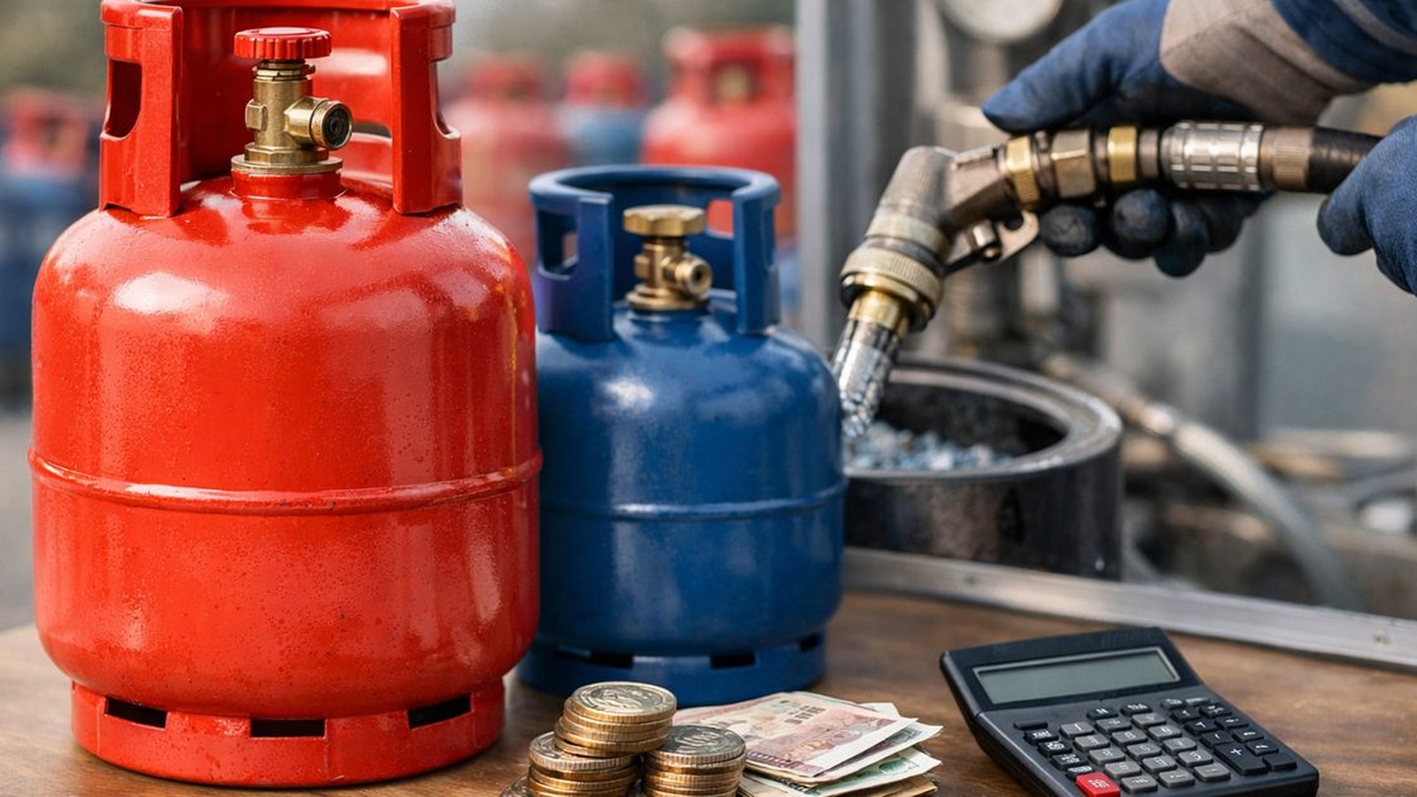 How much to refill a gas bottle in the UK: £23 to £95 by size